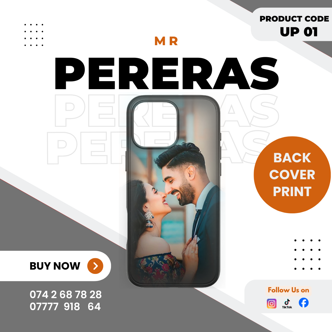BACK COVER PRINT | Mr.perera's.lk